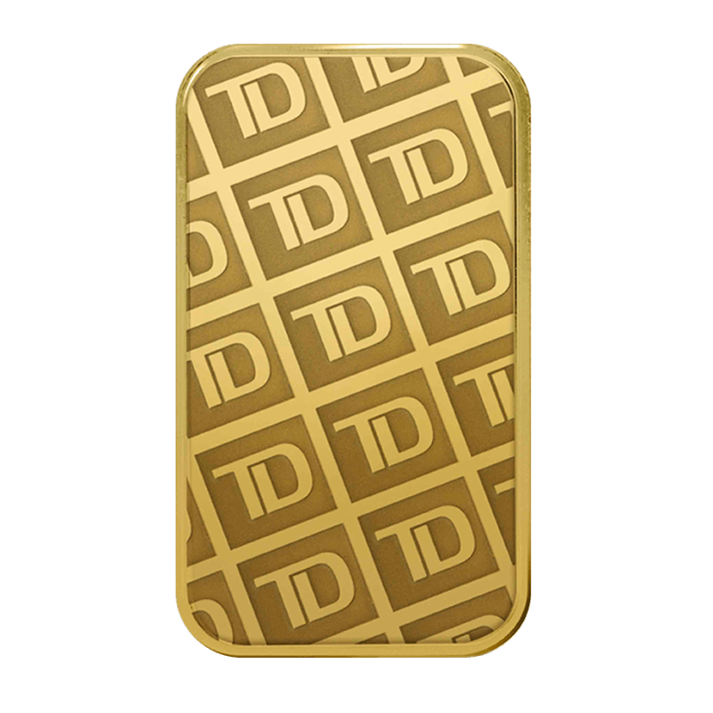 Buy 1 gram TD Gold Bar - Secure Storage | Price in Canada | TD Precious ...