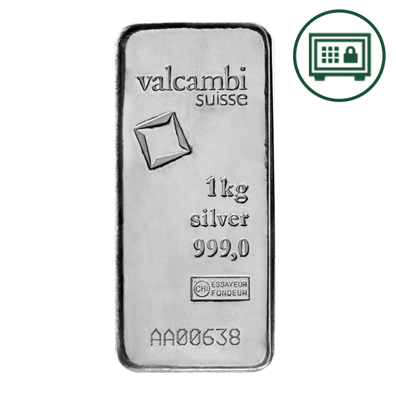 Buy 1 kg Valcambi Silver Bar - Secure Storage | Price in Canada | TD ...