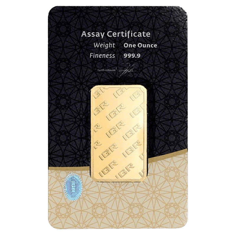 Buy 1 oz Istanbul Gold Refinery Gold Bar (w/ Assay) | Price in Canada ...