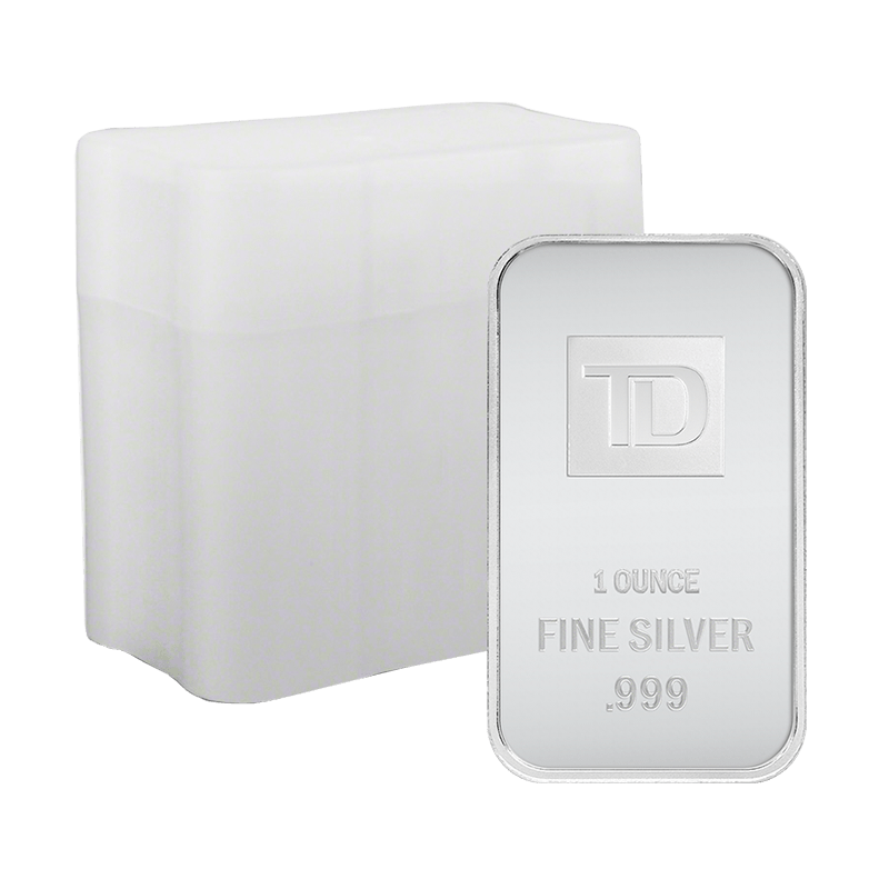 Buy 1 oz TD Silver Bar - Secure Storage | Price in Canada | TD Precious ...