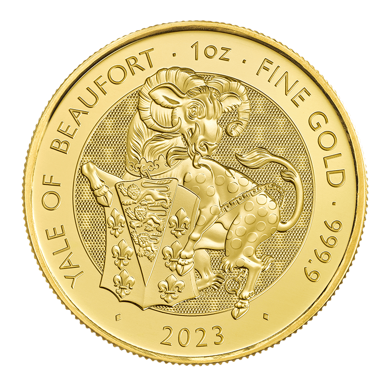 Buy 1 oz Tudor Beasts The Yale of Beaufort Gold Coin (2023) | Price in ...