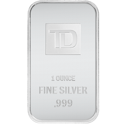 1 oz. TD Silver Round | TD Precious Metals