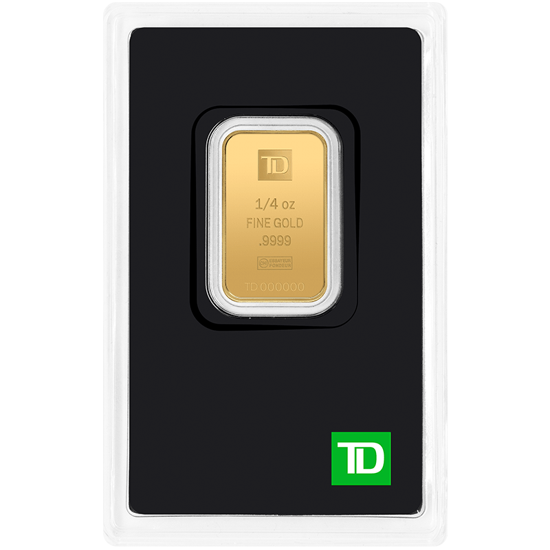Buy 1/4 oz TD Gold Bar | Price in Canada | TD Precious Metals
