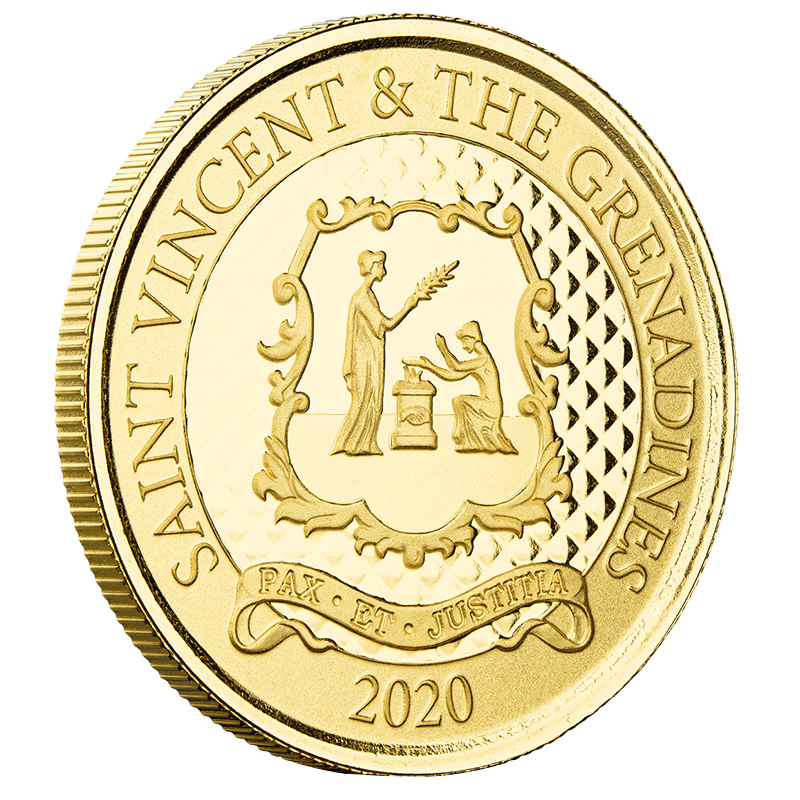 Buy EC8 St. Vincent & Grenadines Pax et Justitia 1 oz Gold Coin (2020 ...