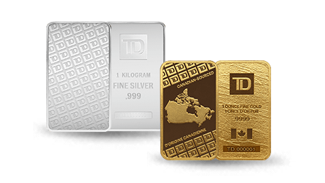 Buy Gold, Silver and Platinum Bullion, Coins, and Bars Online | TD ...